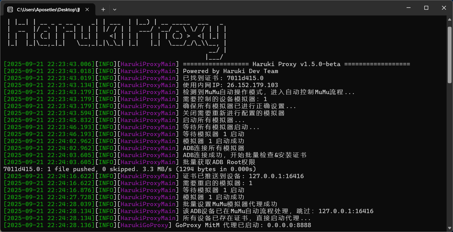 HarukiProxy 介绍与教程 | HarukiBot 帮助文档